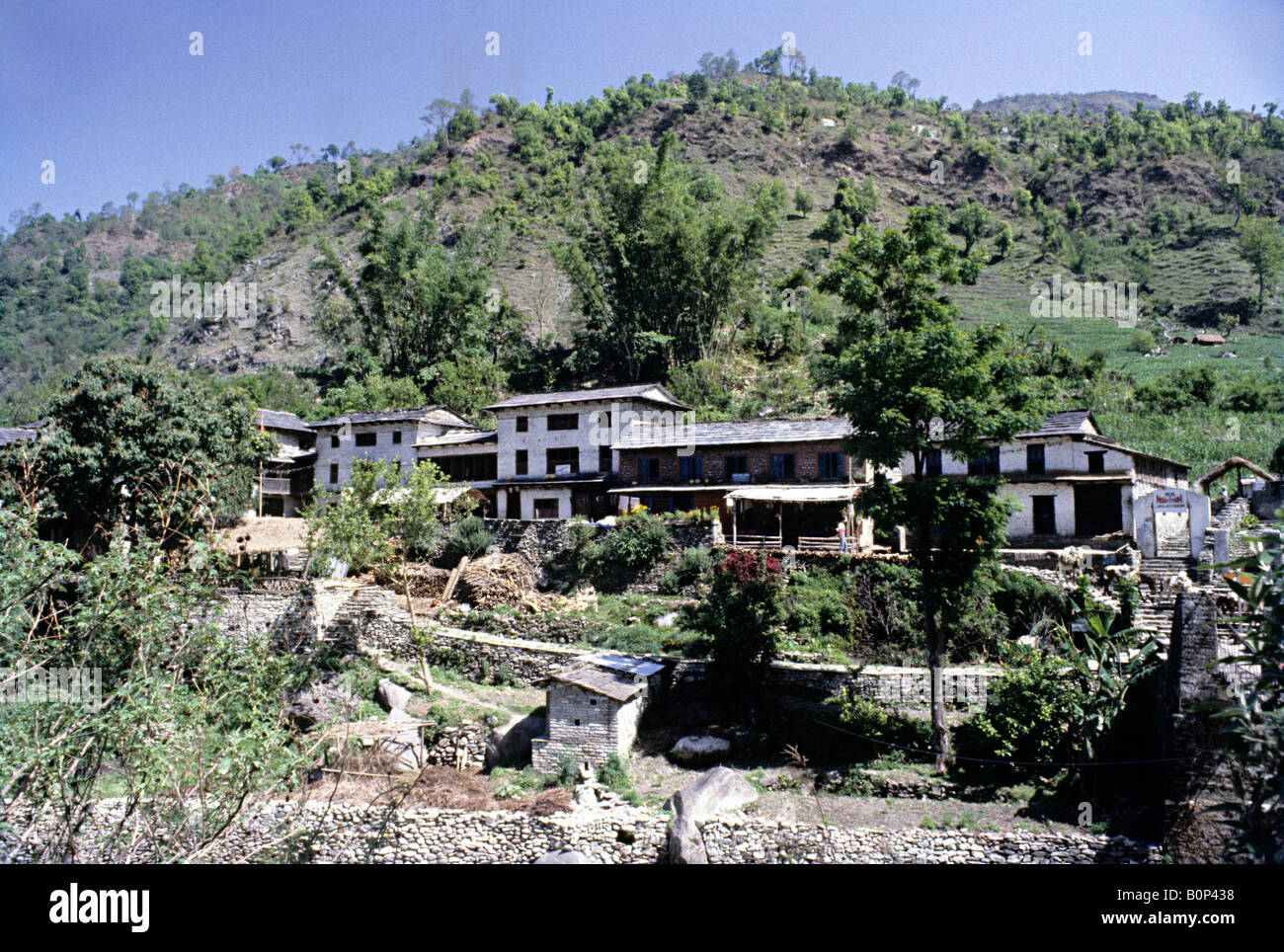 A Village in Rural Nepal Stock Photo - Alamy