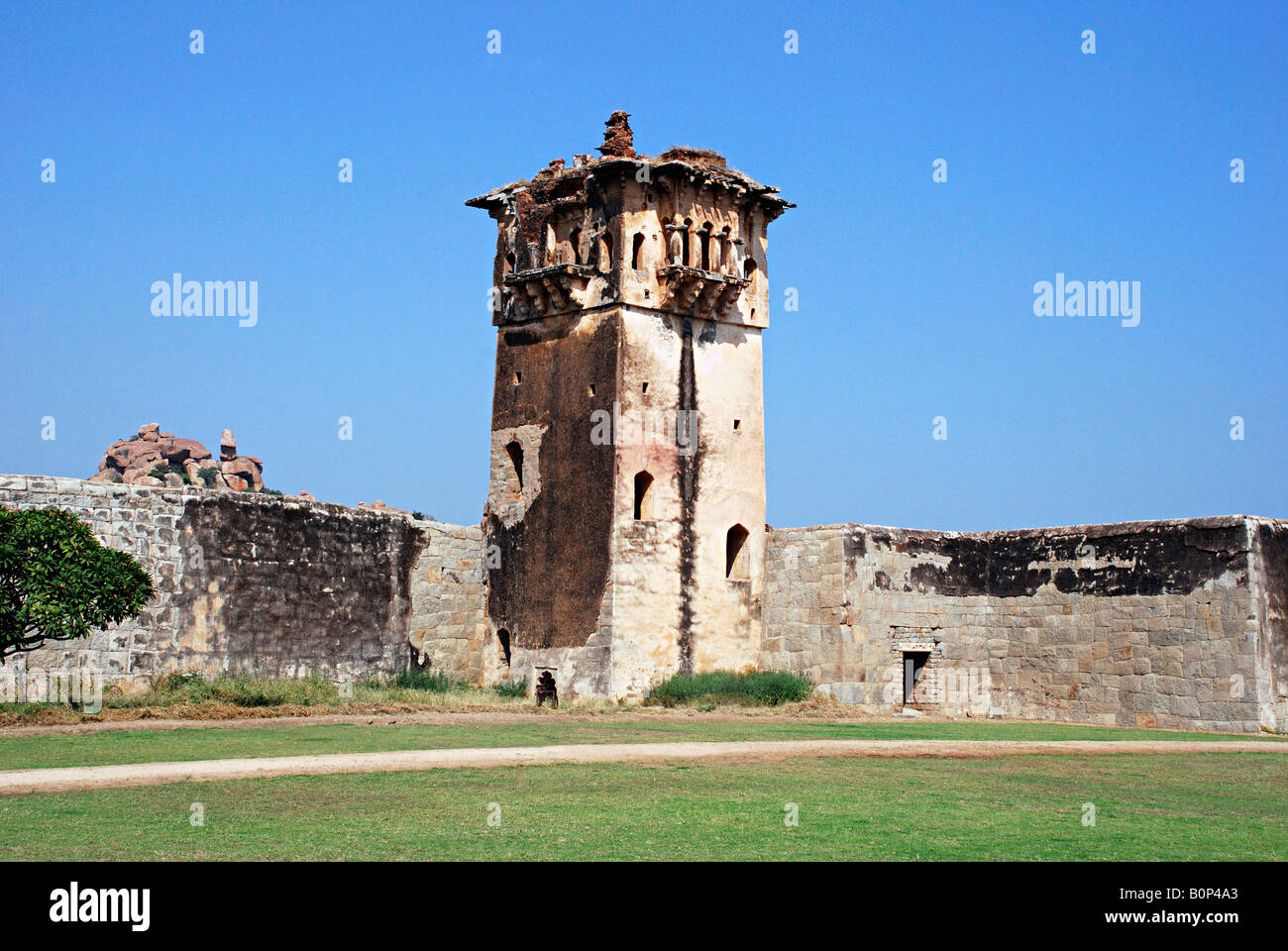 Watch Tower, Hampi, Karnataka, India Stock Photo - Alamy