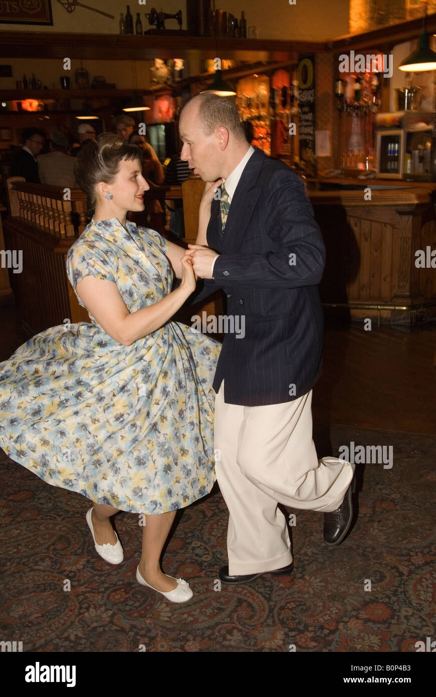 Man dancing and retro hi-res stock photography and images - Alamy