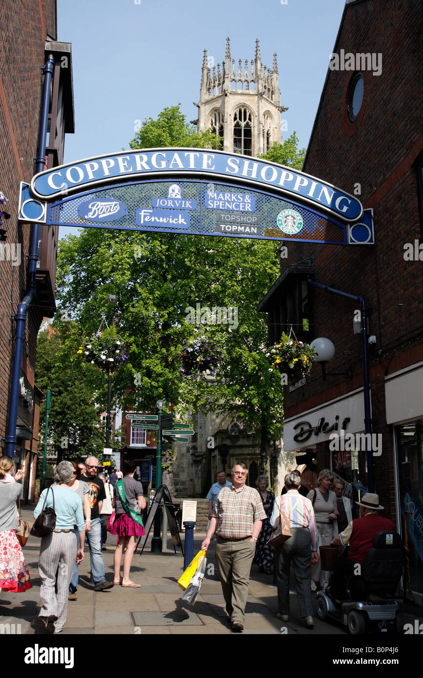 Coppergate walk hi-res stock photography and images - Alamy