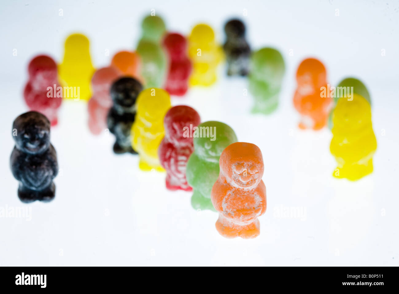 Soft chewy jelly sweets Stock Photo - Alamy