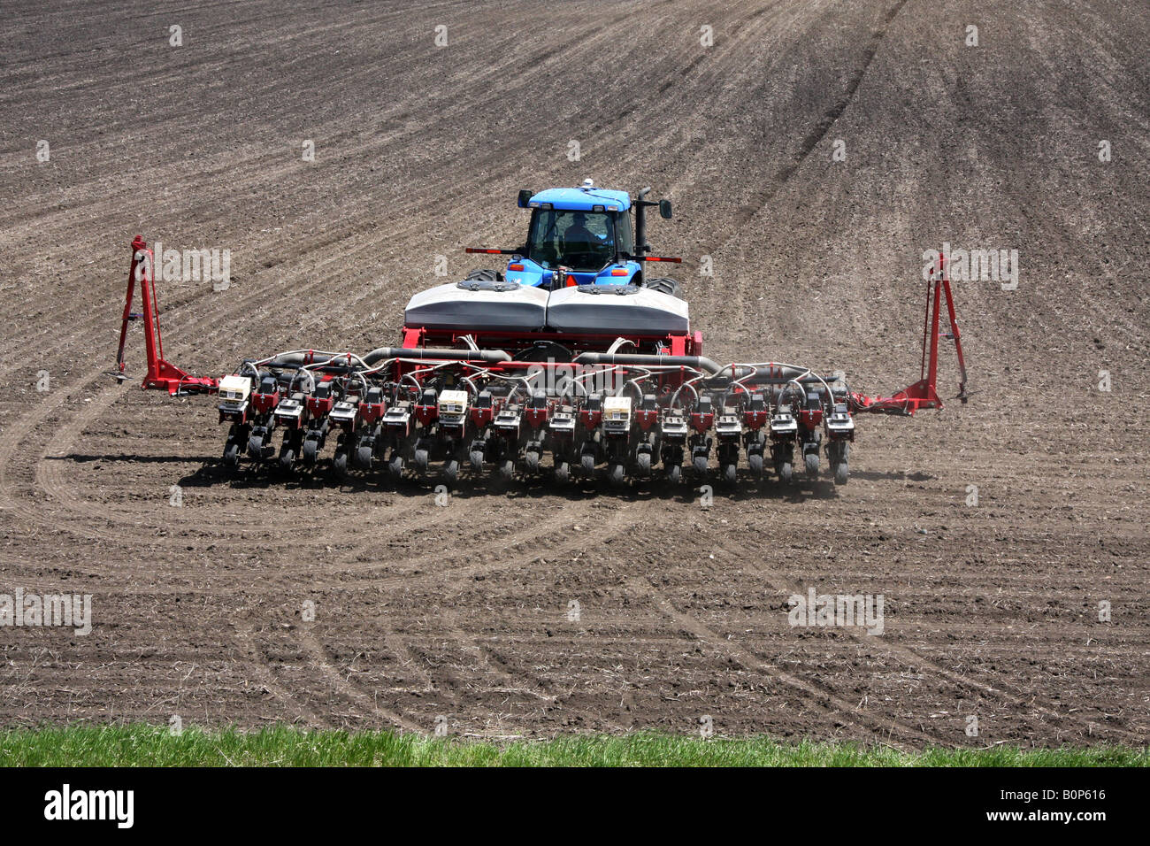 Just starting spring planting Stock Photo - Alamy