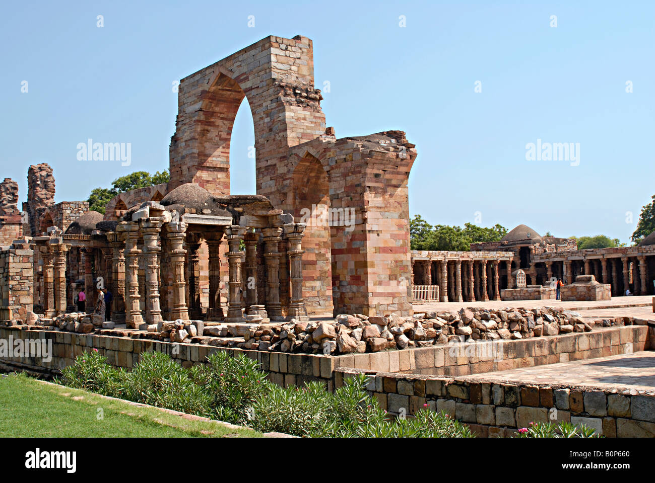 Color of qutub minar stone hi-res stock photography and images - Alamy