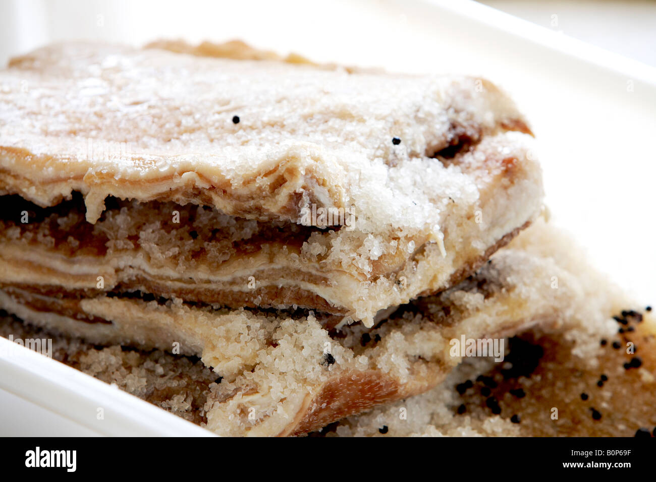 Salt curing meat hi-res stock photography and images - Alamy