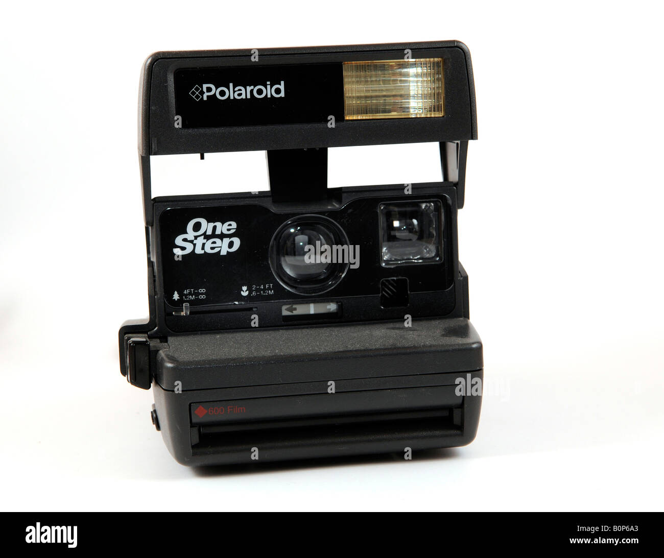 Polaroid one step camera on white background Stock Photo - Alamy