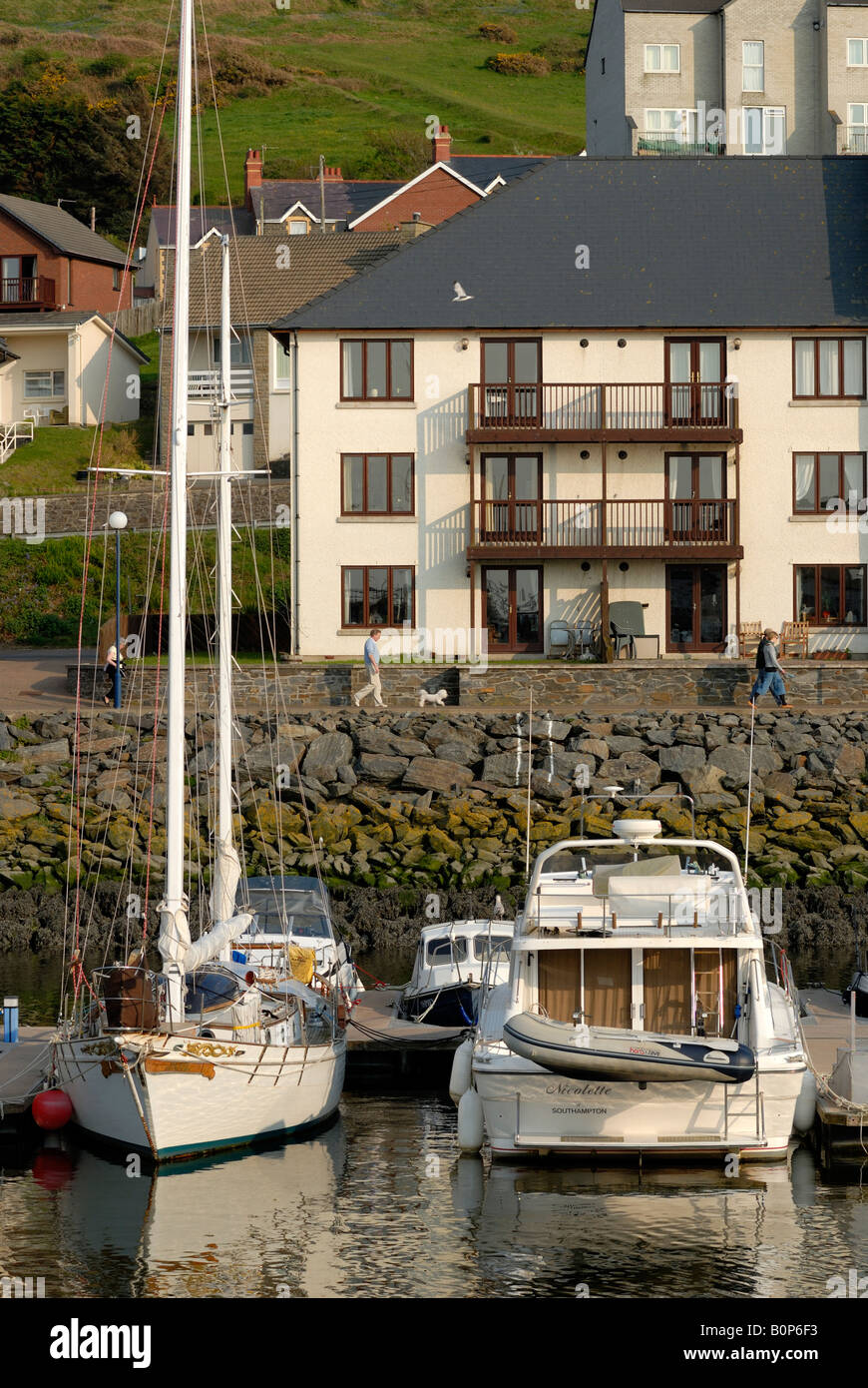 Boats moored at aberystwyth marina hi-res stock photography and images ...
