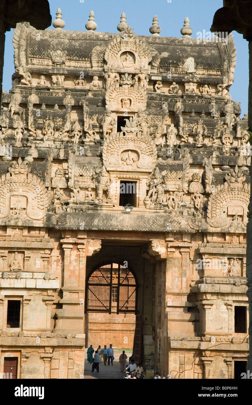 Brahadeeswara temple Stock Photo - Alamy