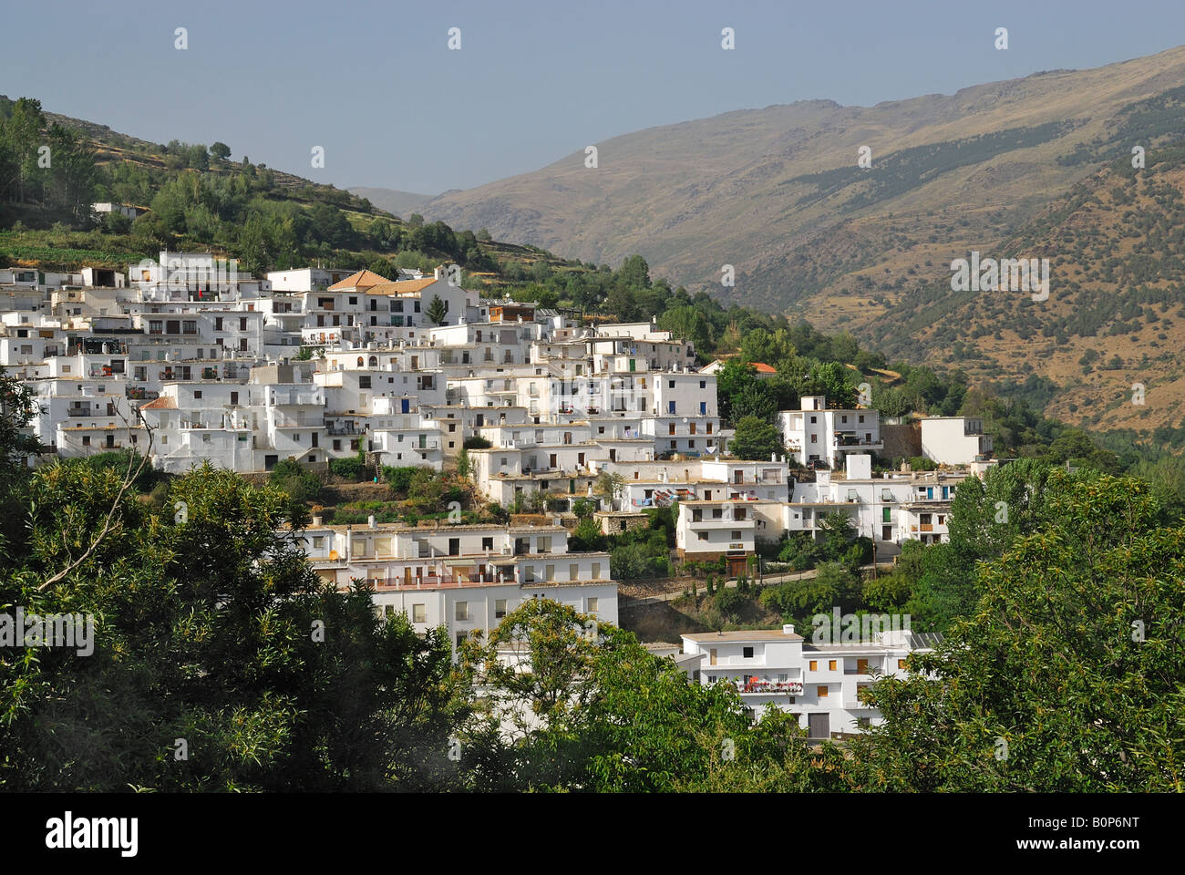 Highest mountain village in Spain Trevelez Stock Photo - Alamy