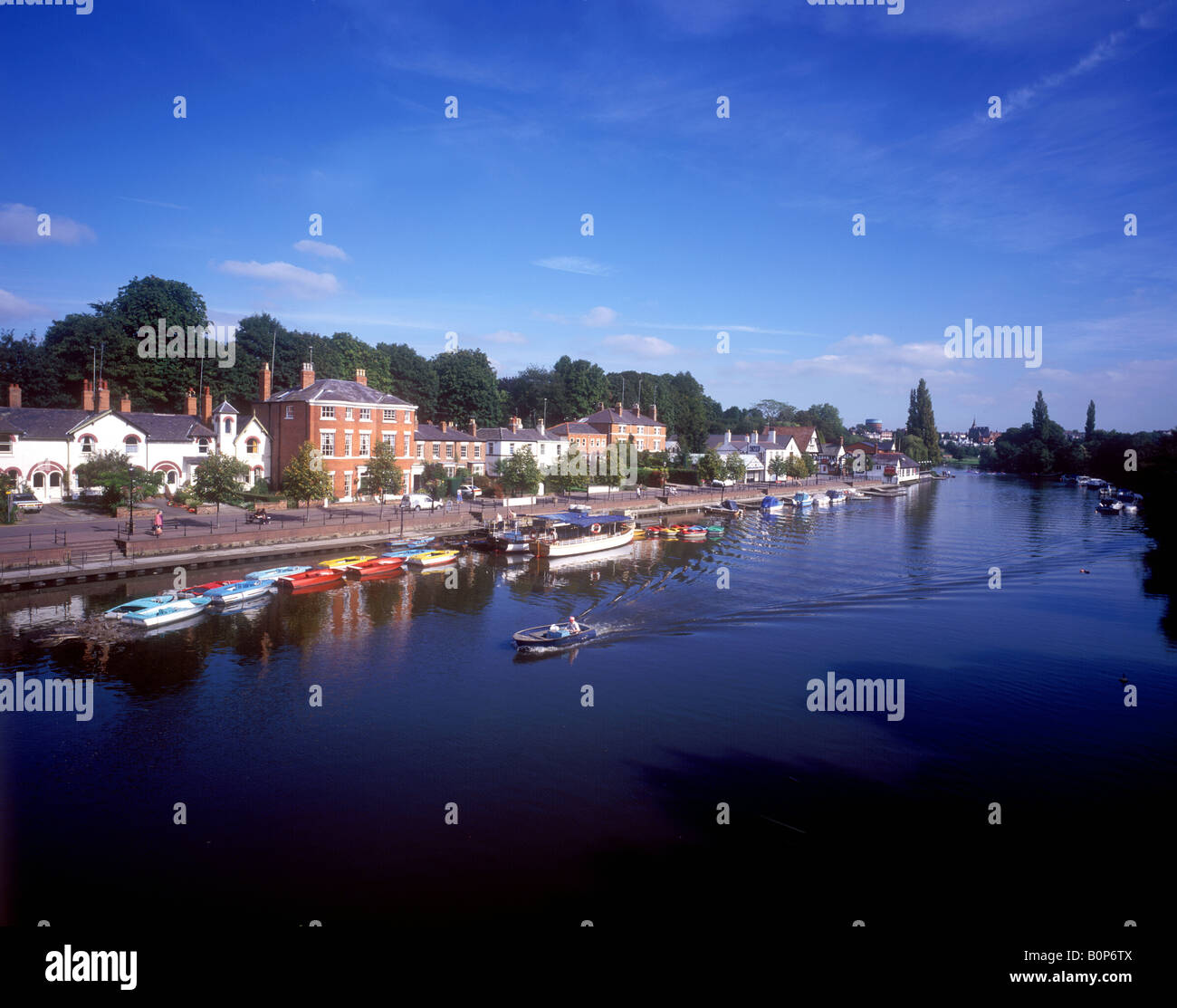 Picturesque view of the River Dee at Chester Stock Photo - Alamy