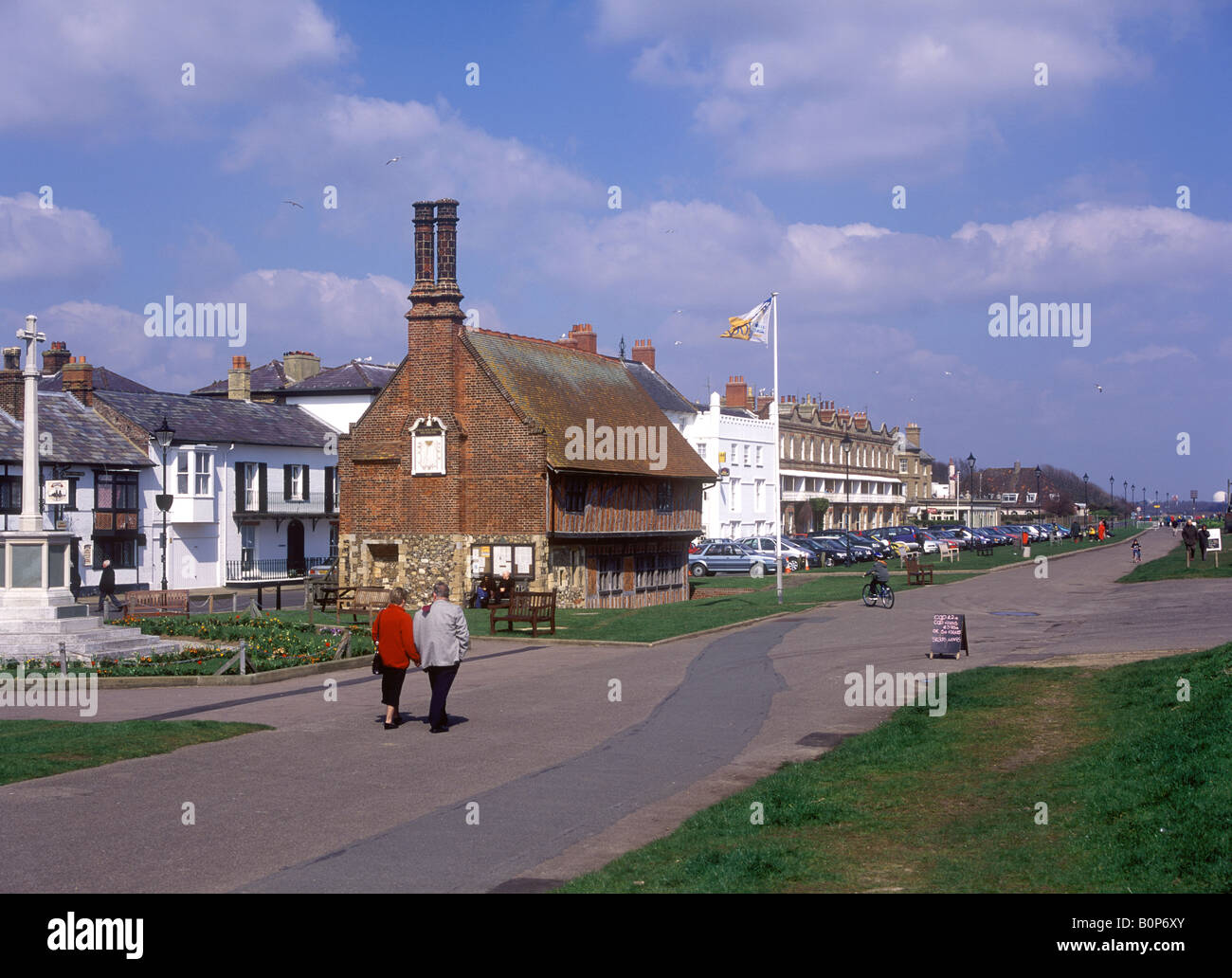 Aldeburgh - The 16th century Moot Hall, an old town hall used as the ...