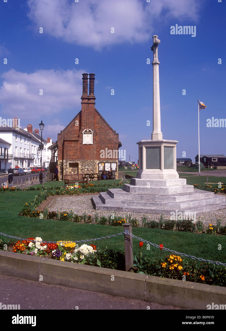 Aldeburgh - The 16th century Moot Hall, an old town hall used as the ...