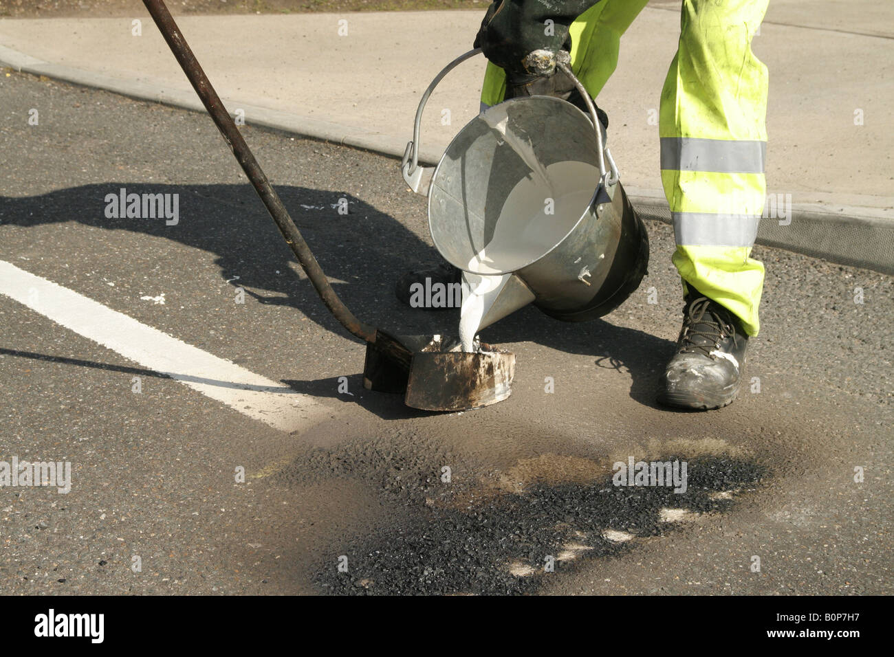 Health and safety new road markings hi-res stock photography and images ...