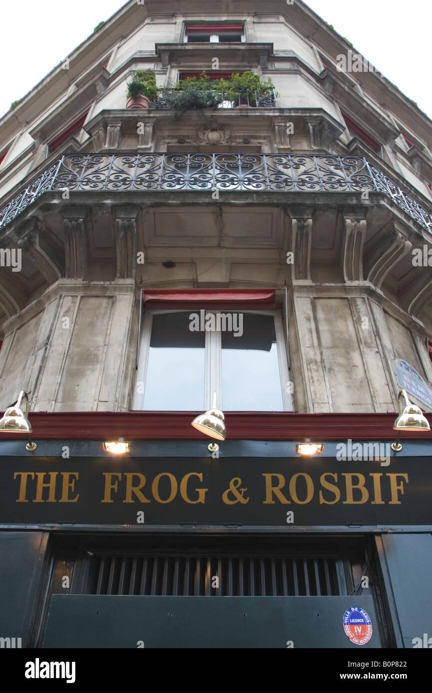 The 'Frog & Rosbif' traditional English pub in Paris catering for ...