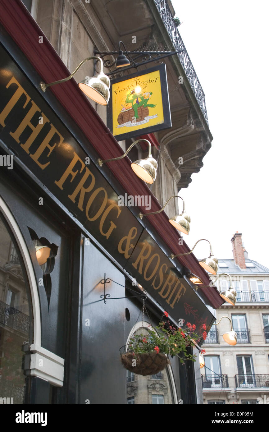 The 'Frog & Rosbif' traditional English pub in Paris catering for ...