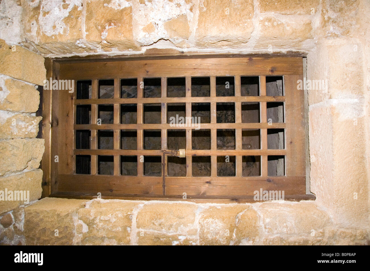 Close up of window bars in Paphos Castle, Cyprus Stock Photo - Alamy