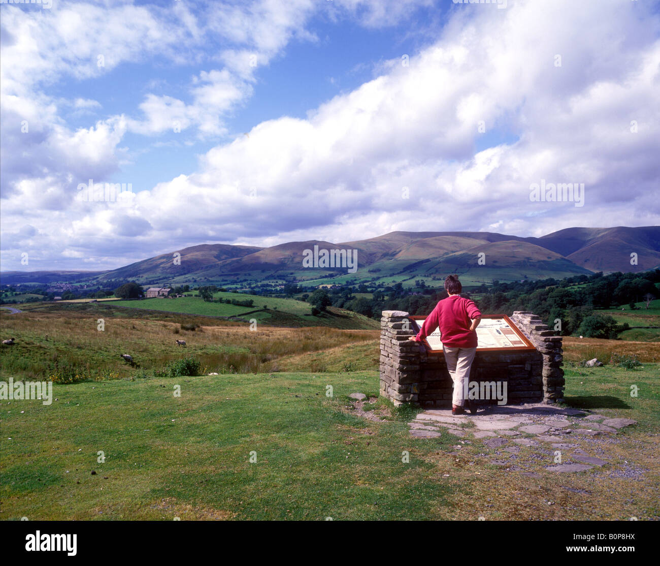 Cumbria - Sedgewick Geological Trail in West Wensleydale Stock Photo ...