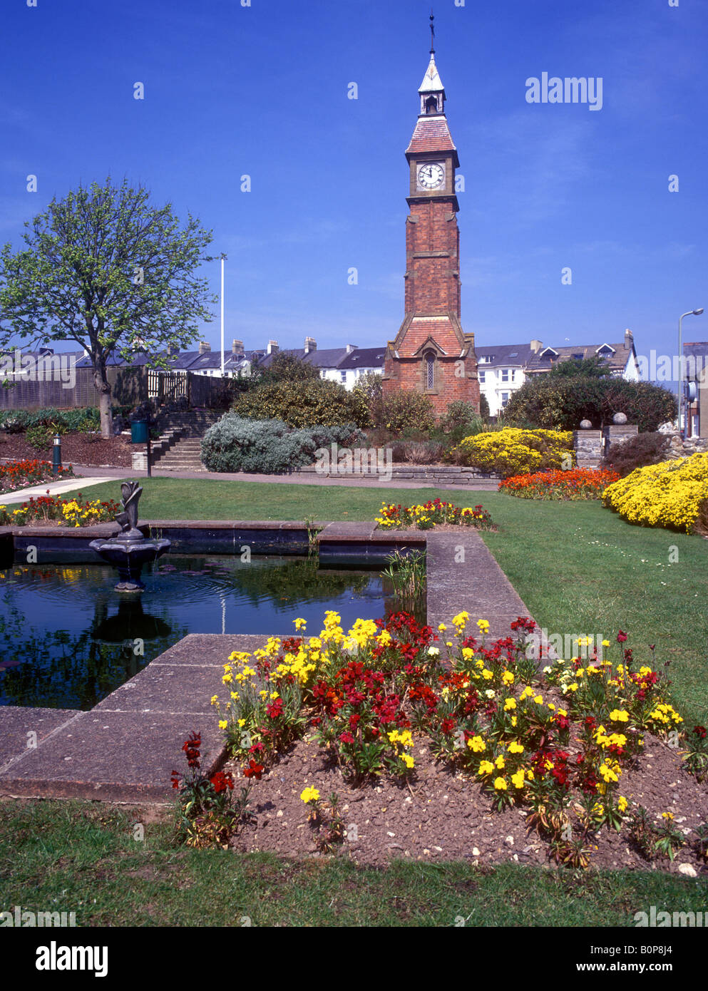 Seaton Clock Tower Stock Photo - Alamy