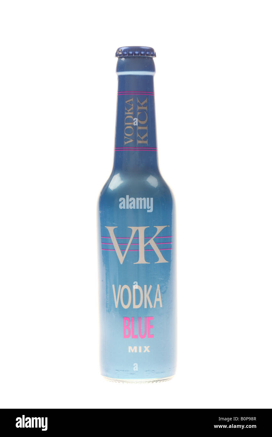 Bluberry Vodka Alcopop Stock Photo - Alamy
