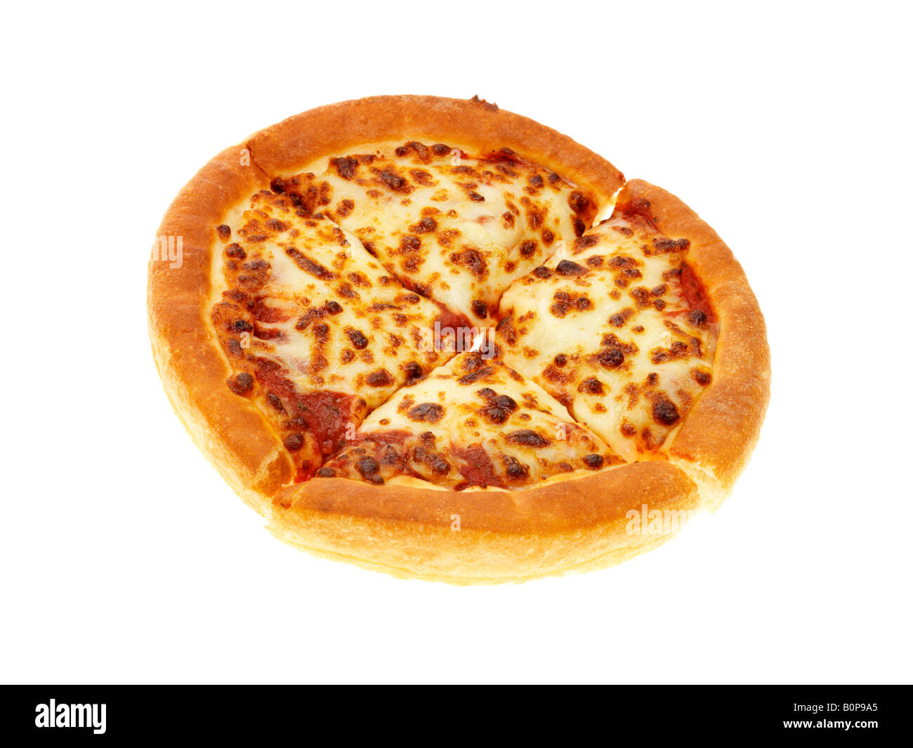 Small Margherita Pizza Stock Photo - Alamy