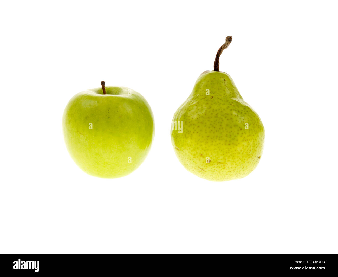 Apple and a Pear Stock Photo - Alamy