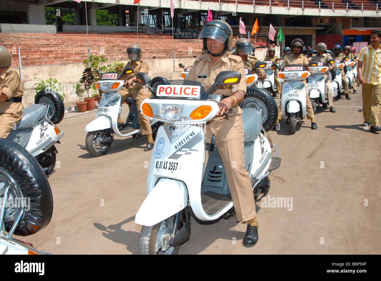 Women Police in Kerala,india Stock Photo - Alamy