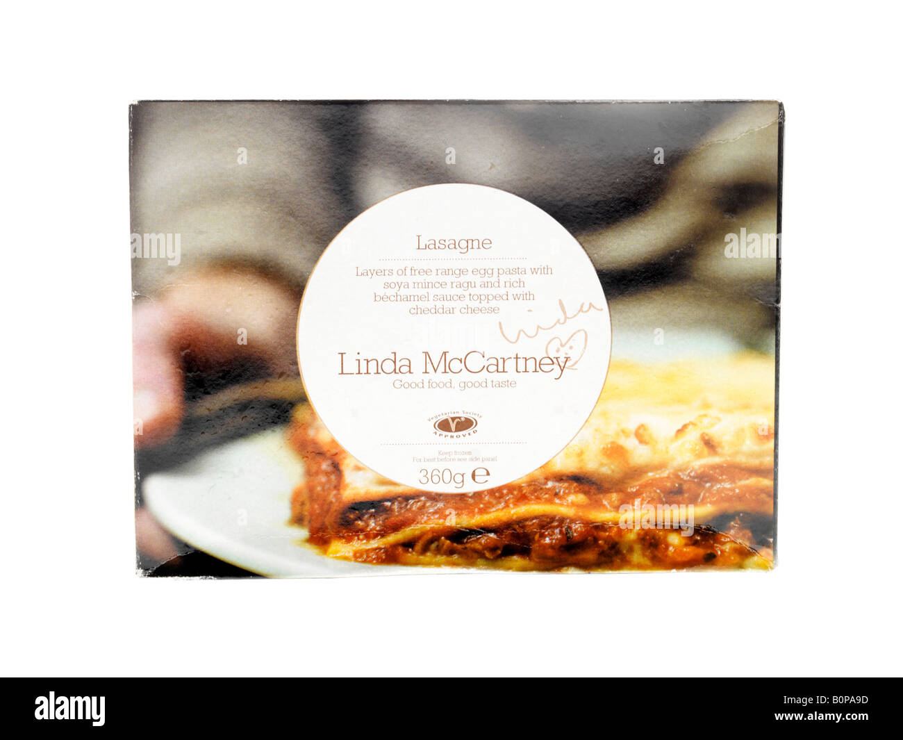 Packet of Lasagne Stock Photo - Alamy