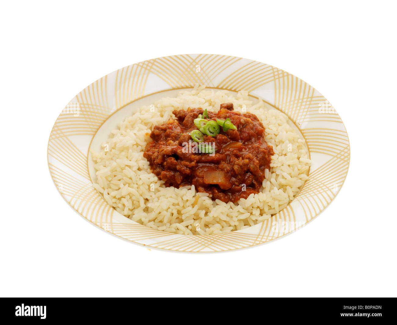 Chilli with Rice Stock Photo - Alamy
