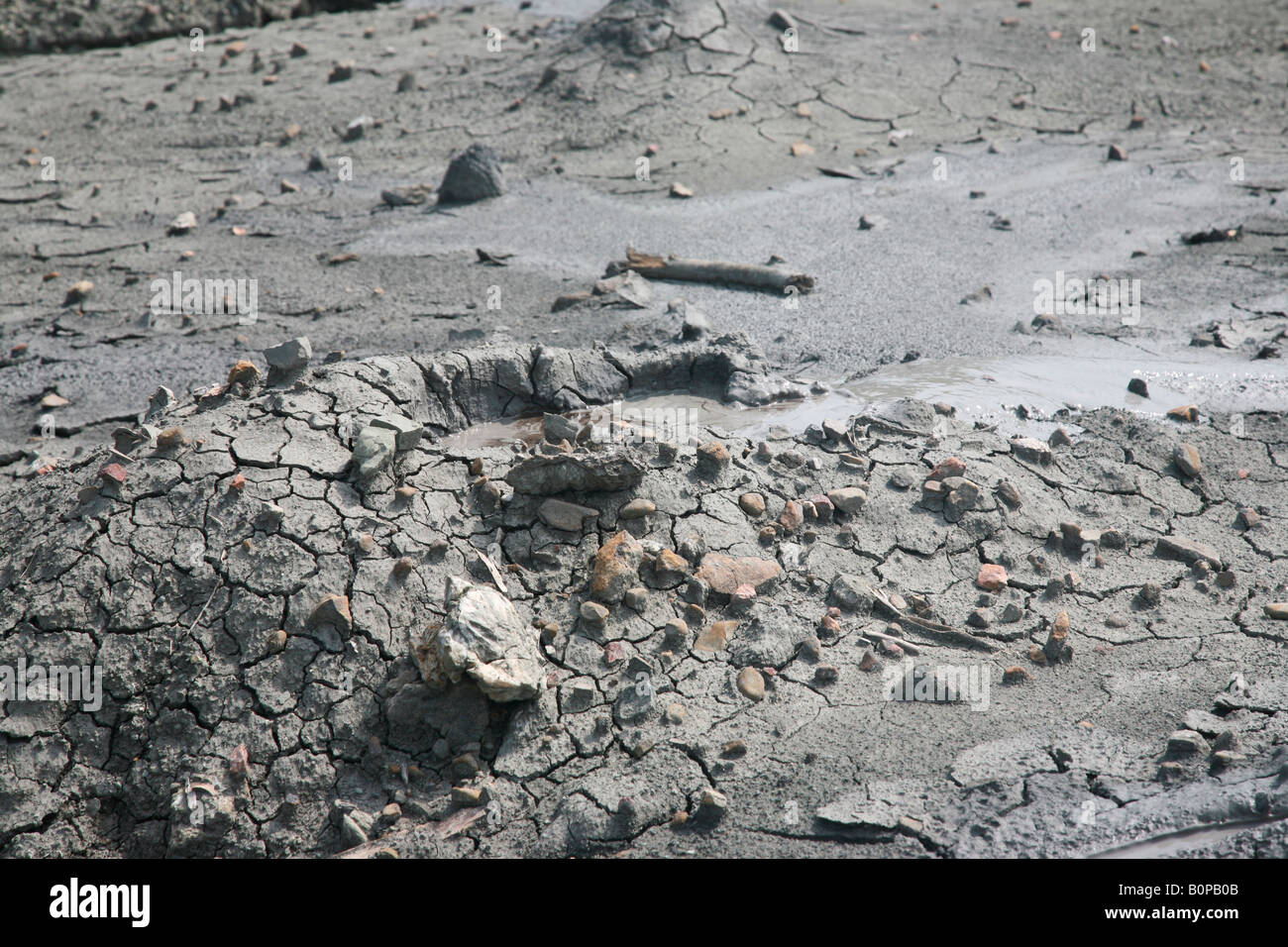 Mud volcano site at baratnag island, andman india Stock Photo - Alamy