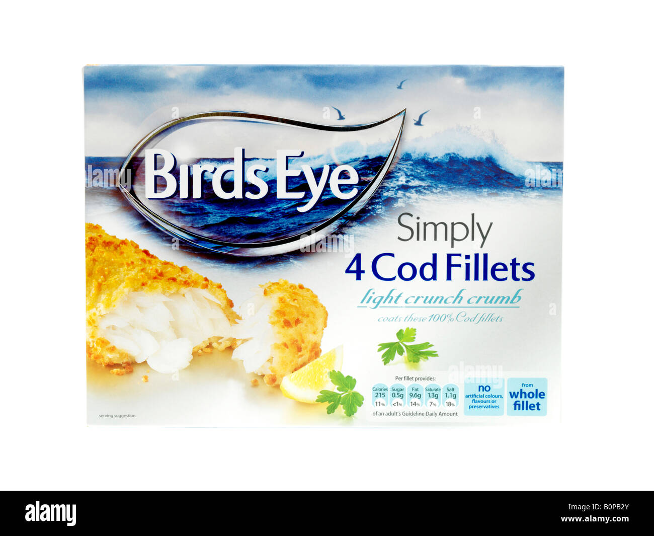 Breaded Cod Fillets Stock Photo - Alamy