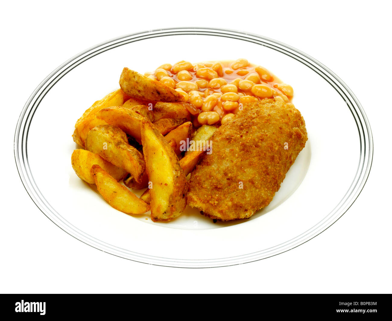 Cod In Breadcrumbs Stock Photo - Alamy