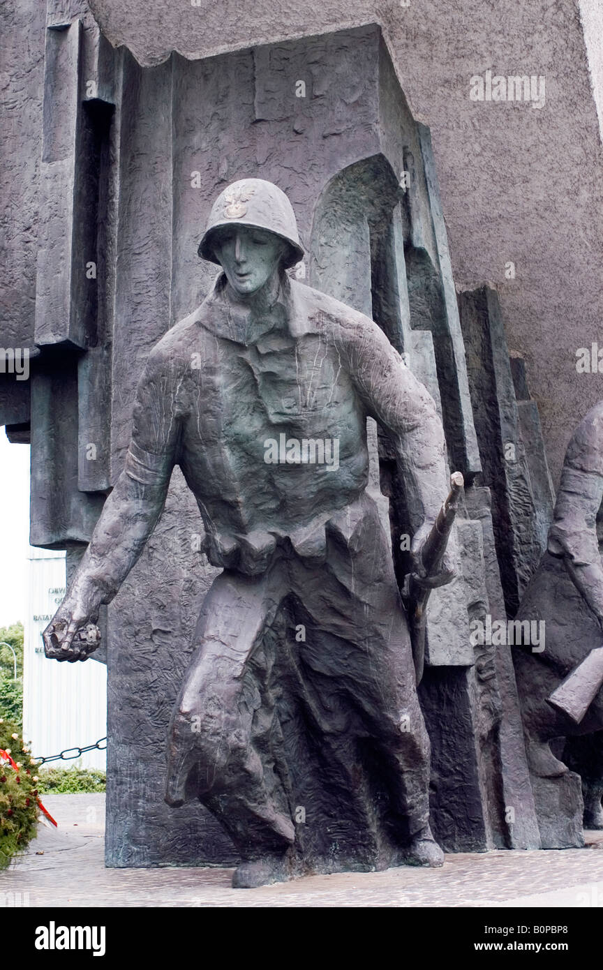 Memorial of the Warsaw Uprising Stock Photo - Alamy