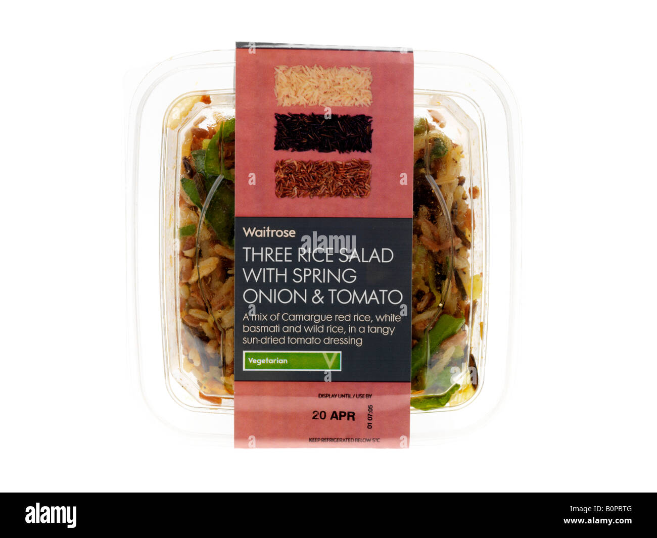 Three Rice Salad Stock Photo - Alamy