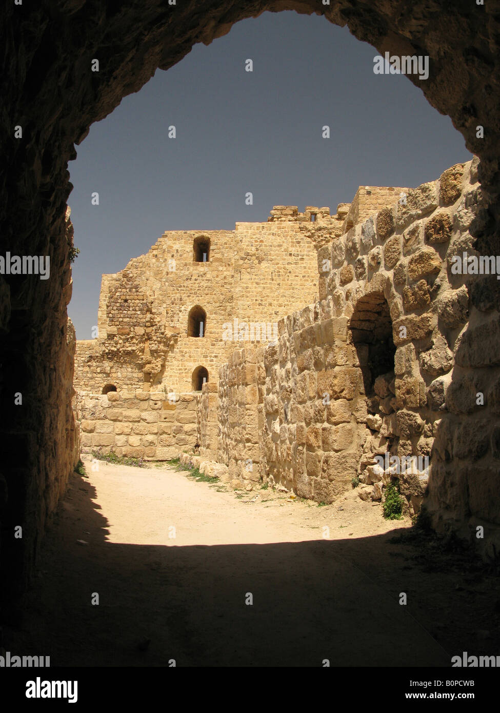 Al Karak castle, Jordan, Middle East Stock Photo - Alamy