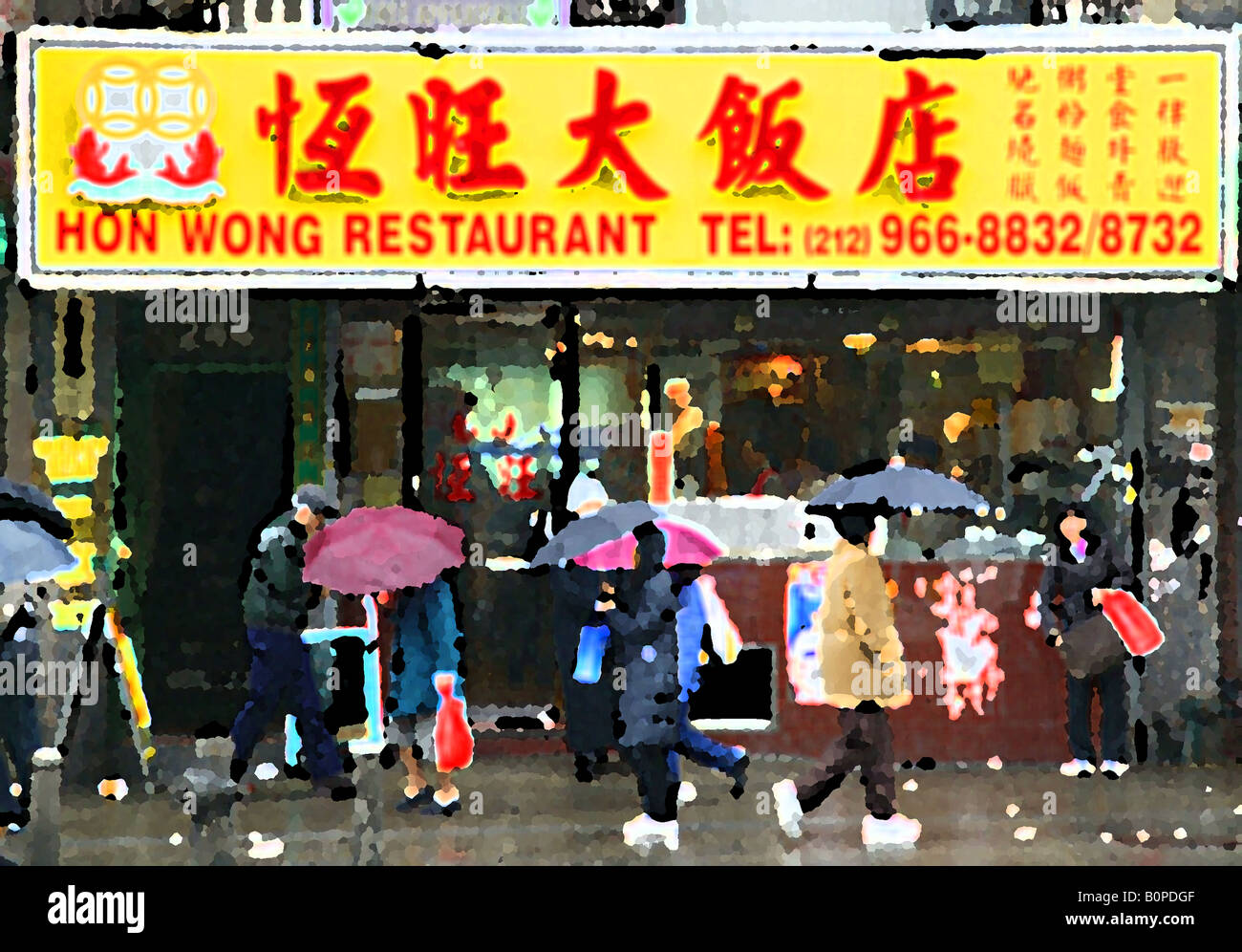 NEW YORK CHINATOWN STREET ARTWORK Stock Photo - Alamy
