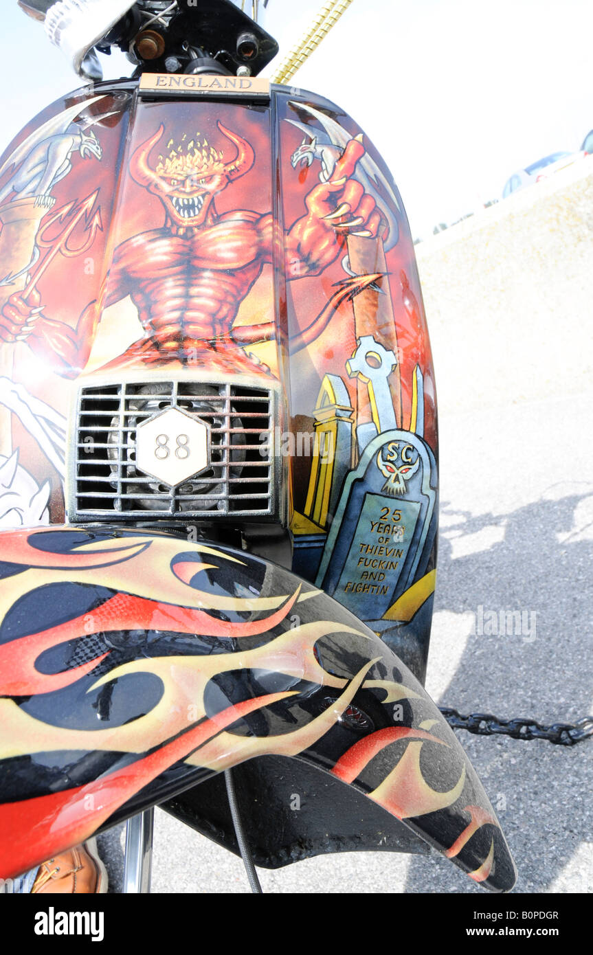 Modified scooter hi-res stock photography and images - Alamy