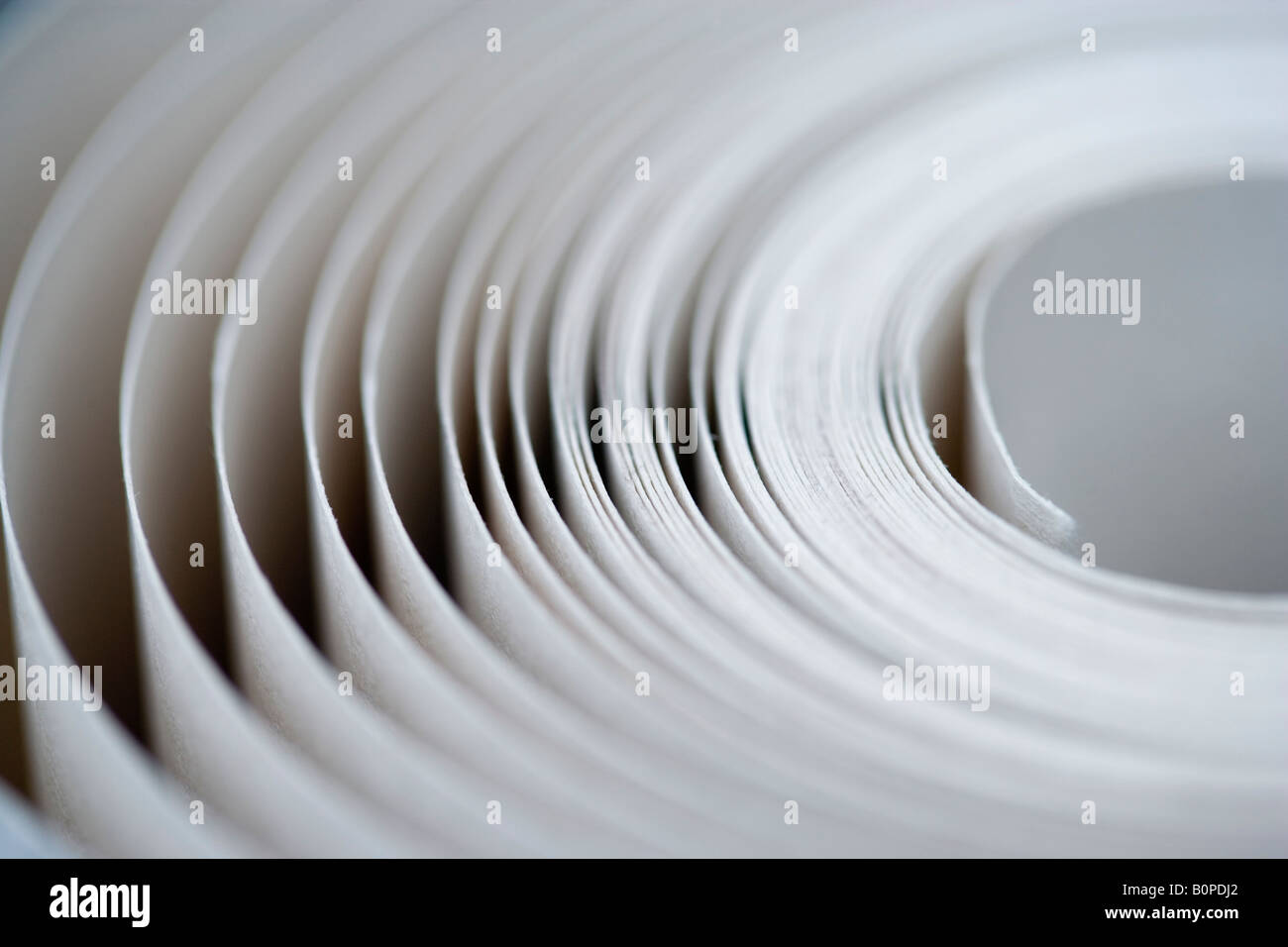 Paper on a roll Stock Photo - Alamy