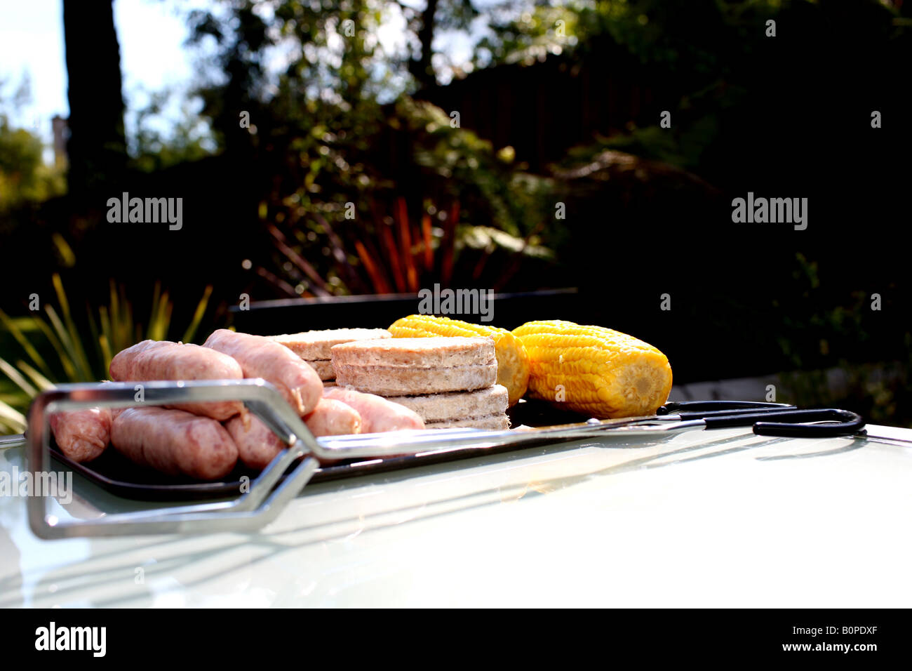 Uncooked Barbecue Food Stock Photo - Alamy