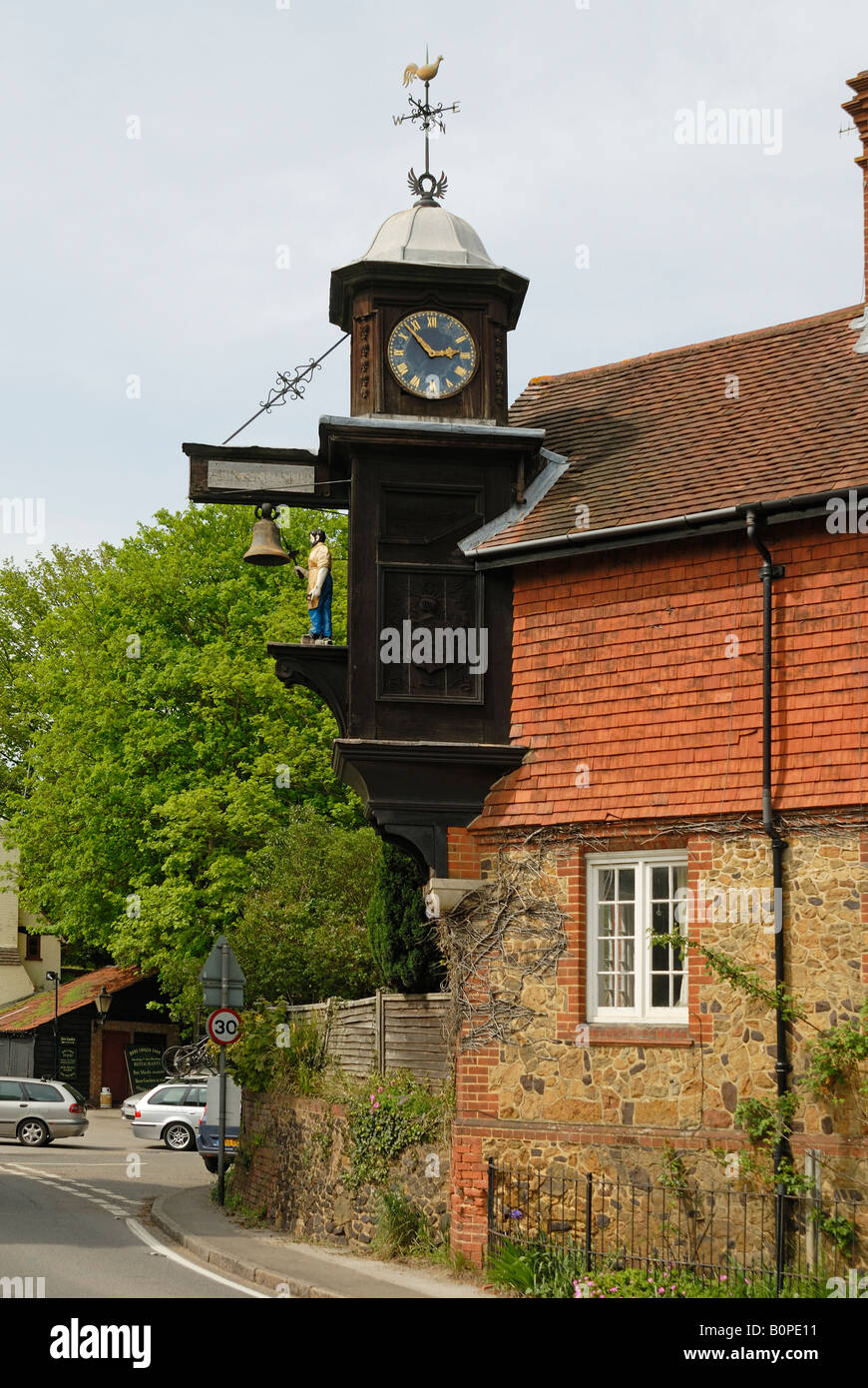 Jack the Blacksmith, Abinger Hammer, Surrey Stock Photo - Alamy