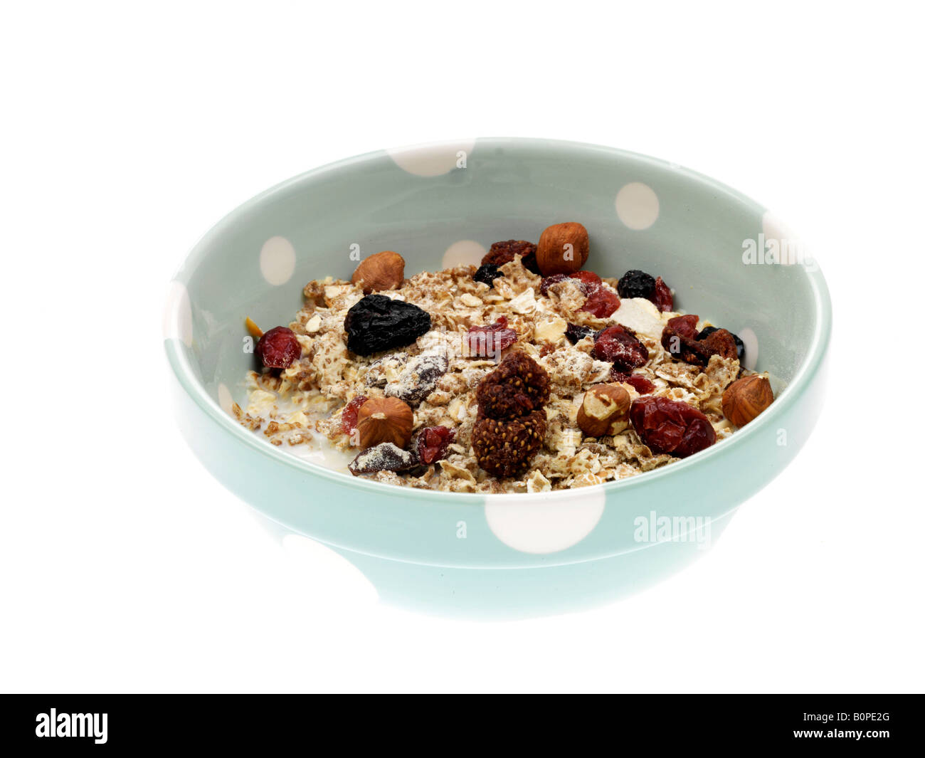 Fruit And Nut Muesli Stock Photo - Alamy