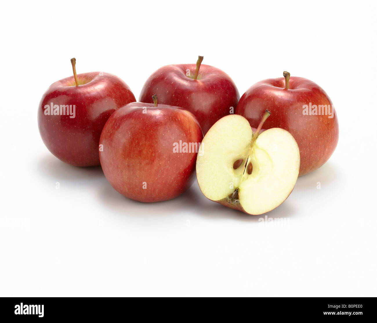 Shiny red delicious Cut Out Stock Images & Pictures - Alamy