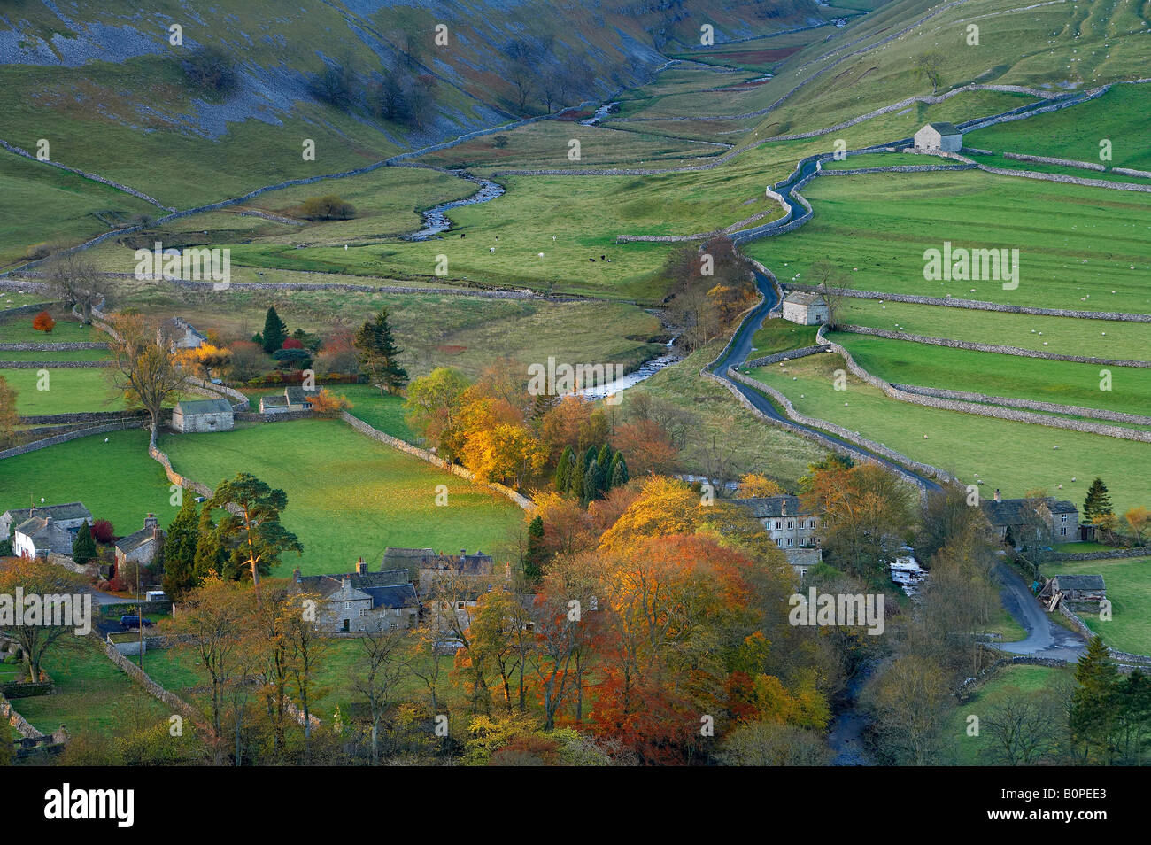 Village arncliffe littondale yorkshire dales hi-res stock photography ...
