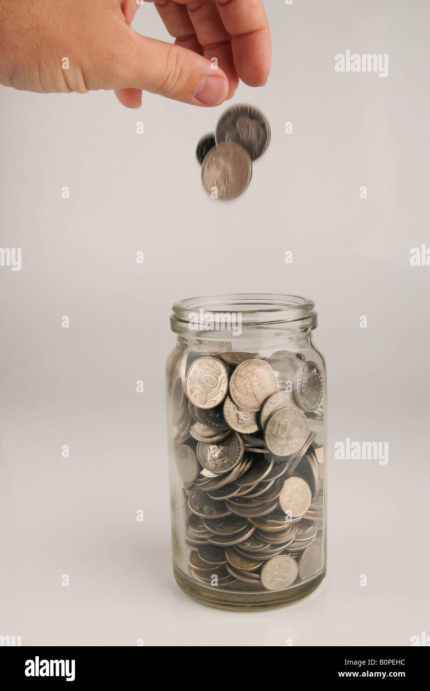 Australian currency in hand hi-res stock photography and images - Alamy