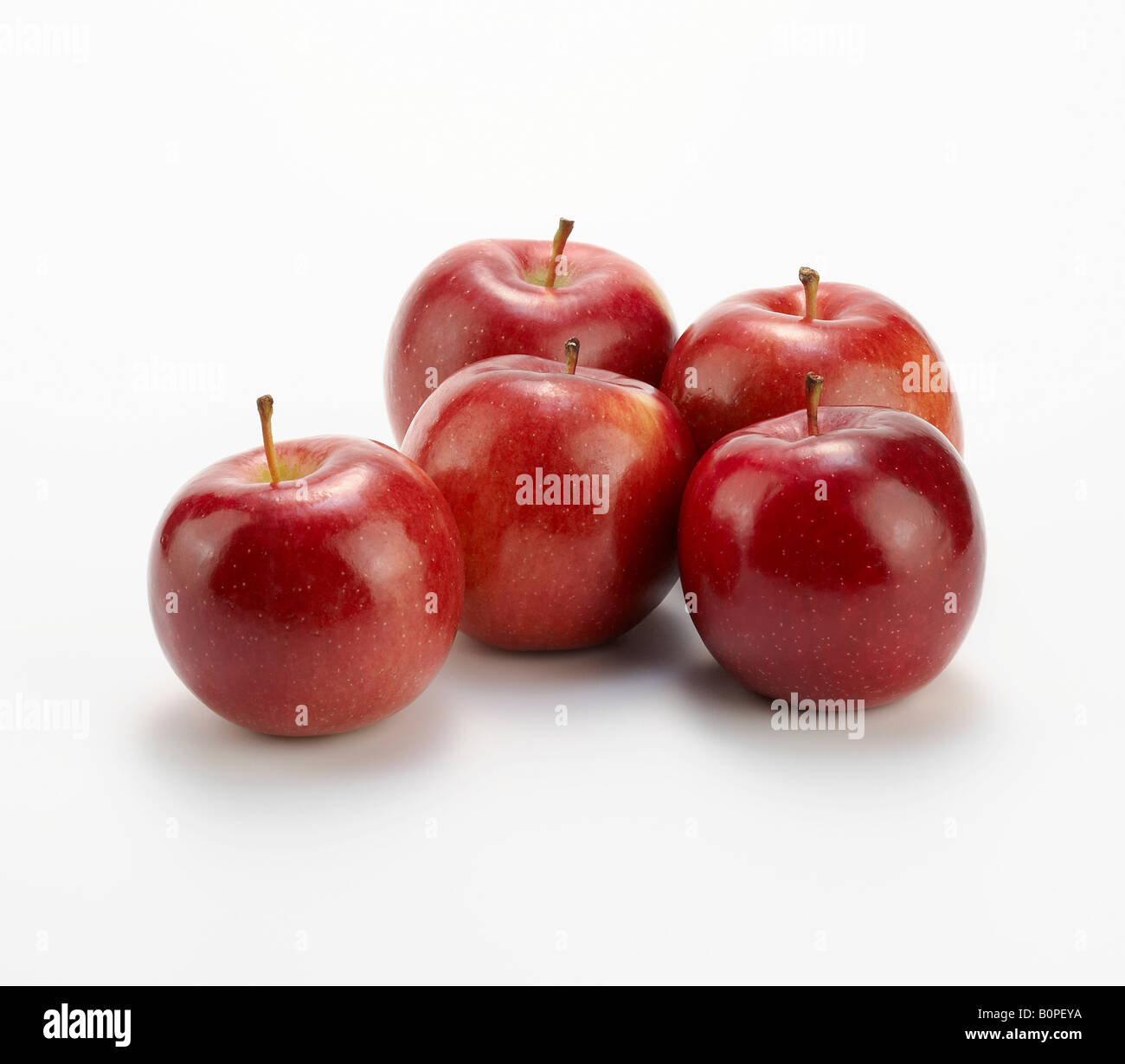 Shiny red delicious Cut Out Stock Images & Pictures - Alamy