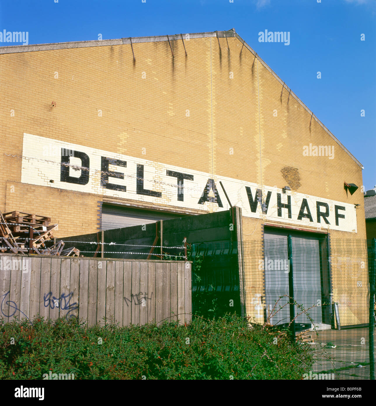 Delta Wharf warehouse Greenwich London England UK Stock Photo - Alamy