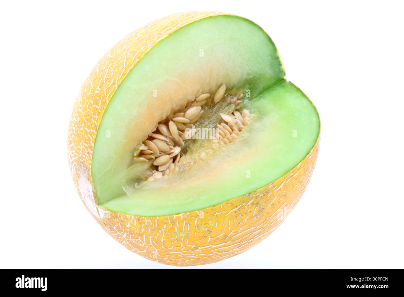 Slice of melon gala tropical fruit hi-res stock photography and images ...