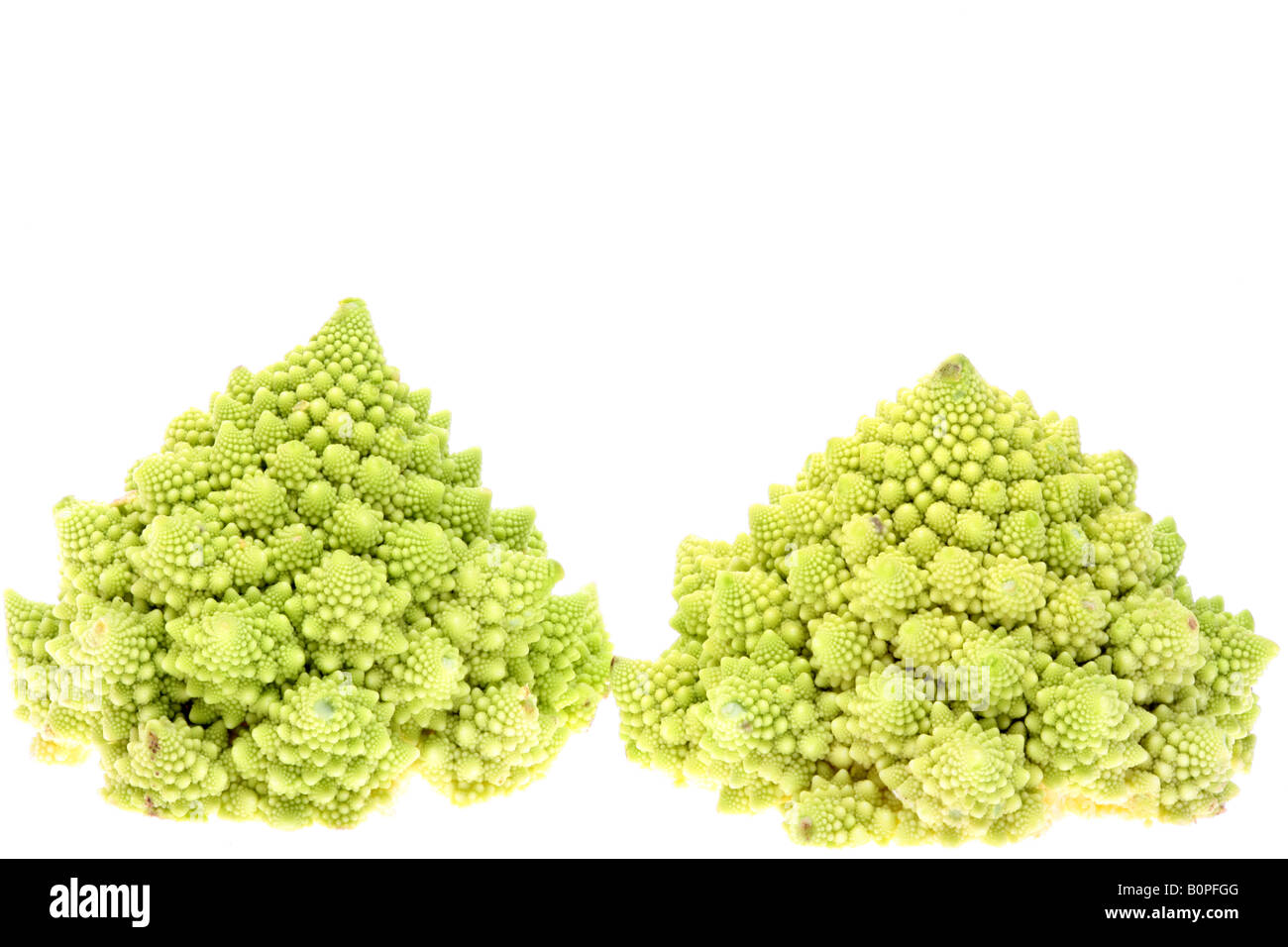 Romanesco broccoli vegetables Cut Out Stock Images & Pictures - Alamy
