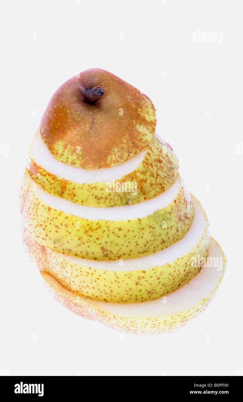 Sliced PearSliced Pear Stock Photo - Alamy