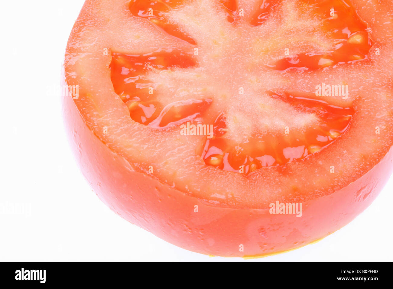 Slice Of Tomato Stock Photo - Alamy