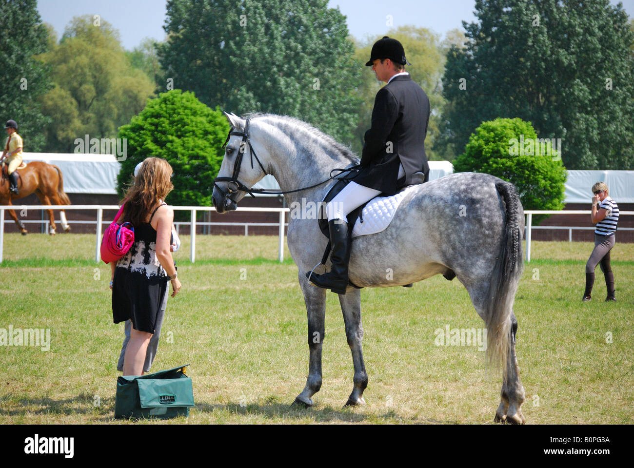 Pony Club rider, Royal Windsor Horse Show, Home Park, Windsor ...