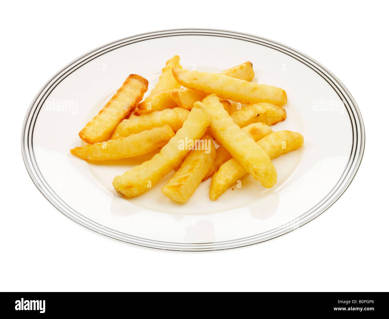 Plate of Chips Stock Photo - Alamy